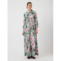 Y.A.S YAS Kleid in Gr&uuml;n/ Rosa - 62% | Gr&ouml;&szlig;e XS | Damen-kleider
