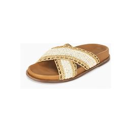 Inuovo Pantoletten in Creme - 76% | Gr&ouml;&szlig;e 38 | Damen-pantoletten