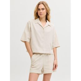 Jack & Jones JJXX Hemd in Beige - 52% | Gr&ouml;&szlig;e XS | Damen-blusen