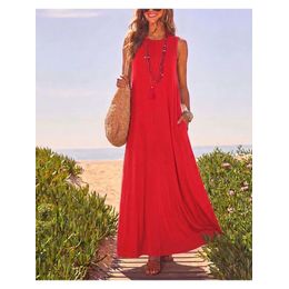 Milan Kiss Kleid in Rot - 40% | Gr&ouml;&szlig;e L | Damen-kleider