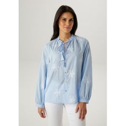 Aniston Bluse in Hellblau - 54% | Gr&ouml;&szlig;e 48 | Damen-blusen