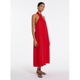 Jets Leinen-Kleid in Rot - 59% | Gr&ouml;&szlig;e M | Damen-kleider