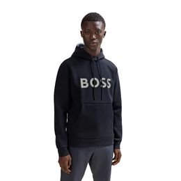 HUGO BOSS Fashion Hoodie in Dunkelblau - 35% | Gr&ouml;&szlig;e L | Herren-sweatshirts-jacken