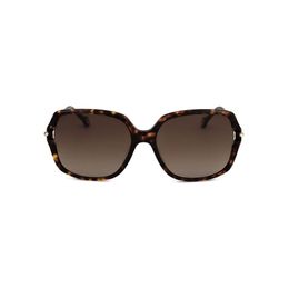 Carolina Herrera Damen-Sonnenbrille in Braun/ Gold - 64% | Gr&ouml;&szlig;e 58 | Damen-brillen
