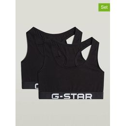 G-Star Raw G-Star 2er-Set: Bustiers in Schwarz - 48% | Gr&ouml;&szlig;e M | Damen-bhs