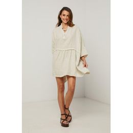 Fleur de Lin Kleid in Creme - 68% | Gr&ouml;&szlig;e L | Damen-kleider