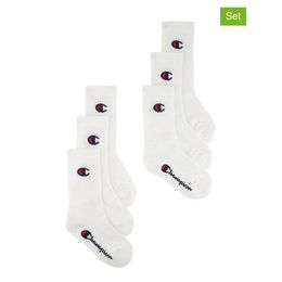 Champion 6er-Set: Socken in Wei&szlig; - 12% | Gr&ouml;&szlig;e 27/30 | Kinder-socken-strumpfhosen