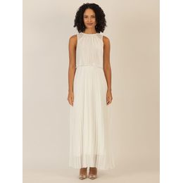 Apart Plisseekleid in Creme - 78% | Gr&ouml;&szlig;e 36 | Damen-kleider