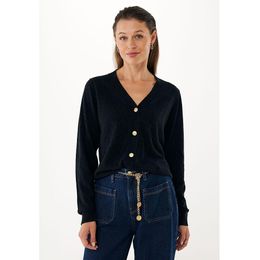 Mexx Cardigan ''Aralia'' in Schwarz - 52% | Gr&ouml;&szlig;e M | Damen-pullover-cardigans