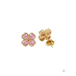 PURELEI Rosa Cuore Ohrringe mit Zirkonia Steinen