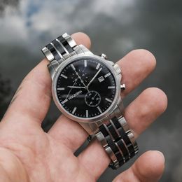 Holzkern Holzuhr The Observant (Ahorn/Marmor), Unisex, Naturholz