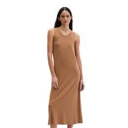 Marc O'Polo MARC O'POLO Damen Jerseykleid "aus LENZING ECOVERO "burnt braun, Gr. XS, unifarben, Obermaterial: 94% Viskose, 6% Elasthan, Kleider