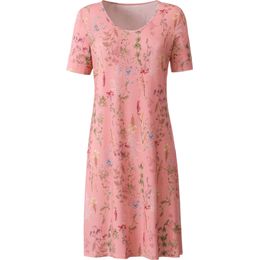 CR&Eacute;ATION L Damen Jerseykleid rosenquarz-bedruckt Gr&ouml;&szlig;e 19