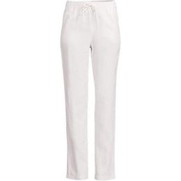 LANDS' END Relaxte Premium Reinleinen-Schlupfhose f&uuml;r Damen in Plus-Gr&ouml;&szlig;e, Damen, size: plus, Wei&szlig;, Leinen, by Lands' End