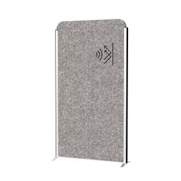Maul Stellwandsystem Maulcocoon Akustik 100x180 dunkelgr Stand