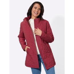 WITT Damen Steppjacke mit Seitenschlitzen, dunkelrot, Gr&ouml;&szlig;e 36