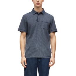 s.Oliver Herren Poloshirtdunkelblau, Gr. XL, unifarben, Piqu&eacute;, Obermaterial: 58% Polyester, 40% Baumwolle, 2% Elasthan, Shirts, Sommer-Shirt mit