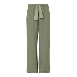 Pieces Damen Sweathose "PCCHILLI WIDE GLITTER SWEAT PANT NOOS BC"deep lichen gr&uuml;n detail:wide lurex, Gr. L, unifarben, Sweatware, Obermaterial: 50%