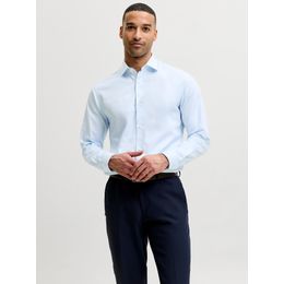 Jack & Jones JACK & JONES Herren Langarmhemd "JPRBLAPARKER DETAIL L/S SHIRT SN"cashmere blau, Gr. M, unifarben, Web, Obermaterial: 100% Baumwolle, Hemden,
