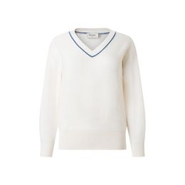 Maerz Muenchen Damen Strickpullover "Maerz Muenchen 323601 Strickpullover Damen Bekleidung"wei&szlig;, Gr. 44, 55% Wolle (Merino), 45% Bio-Baumwolle,