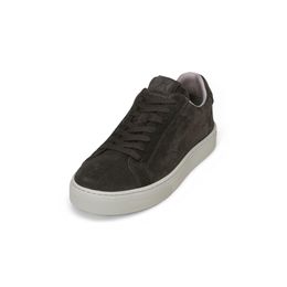 Marc O'Polo MARC O'POLO Herren Sneaker "aus softem Veloursleder", Gr. 48schwarz graphite, Obermaterial: 100% Leder, Schuhe