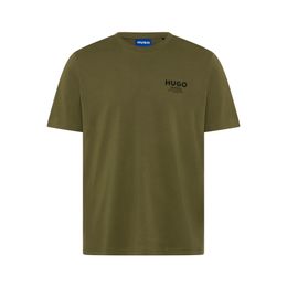 Hugo Herren T-Shirt "Nesptee"open gr&uuml;n388, Gr. XL, unifarben, Single Jersey, Obermaterial: 100% Baumwolle, Shirts, Rundhalsausschnitt, Regular Fit,