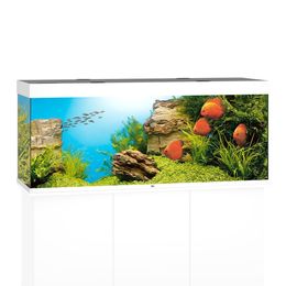 JUWEL Rio 450 LED Komplett Aquarium ohne Schrank wei&szlig;