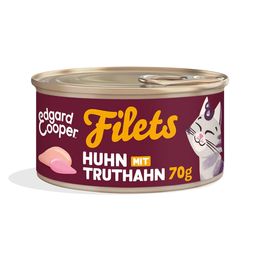 Edgard und Cooper Filets Huhn und Truthahn 12x70 g