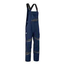 K&Uuml;BLER WORKWEAR K&uuml;bler Latzhose ACTIVIQ cotton+ HIGH PSA 2 dunkelblau/anthrazit 42 ; K&uuml;bler Workwear (3255 3421-4897-42)