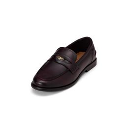 Marc O'Polo MARC O'POLO Damen Loafer "aus weichem Ziegenleder", Gr. 43schwarz cherry, Obermaterial: 100% Leder, unifarben, Schuhe