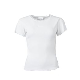KLEINIGKEIT Damen T-Shirt "Kleinigkeit Lace Kelly T-Shirt"sanftes wei&szlig;, Gr. M, unifarben, 48% Baumwolle, 48% Modal, 4% Elasthan, Shirts