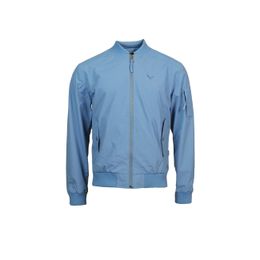 KLEINIGKEIT Herren Bomberjacke "Kleinigkeit Signature Bomber"breeze blau, Gr. L, unifarben, 100% Polyester, Jacken