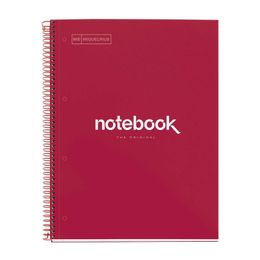 MIQUELRIUS Notizbuch Emotions 1 A4 kariert Spiralbildung rot