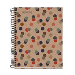 MIQUELRIUS Notizbuch Eco Design 1 A5 kariert Spiralbildung Konfetti colour mix