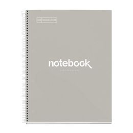 MIQUELRIUS Notizbuch Emotions 1 A4 kariert Spiralbildung grau