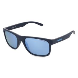 Arnette 0AN4341 KHIM | Herren-Sonnenbrille | Fassung: Vollrand, Quadratisch, Kunststoff, Blau Dunkel | Glasfarbe: Grau