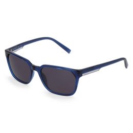 Esprit 17976 | Unisex-Sonnenbrille | Fassung: Vollrand, Quadratisch, Titan, Blau | Glasfarbe: Grau