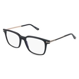 Tom Ford FT6124-B Brille Herren | Fassung: Vollrand, Quadratisch, Schwarz Gl&auml;nzend