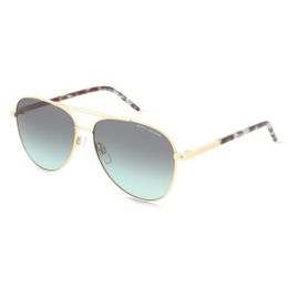 Marc Jacobs MARC 865/S | Damen-Sonnenbrille | Fassung: Vollrand, Pilot, Metall, Gold Blau | Glasfarbe: G15
