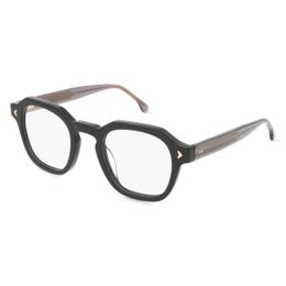 Lozza VL4344 Brille Unisex | Fassung: Vollrand, Quadratisch, Schwarz Gl&auml;nzend