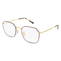 Ray-Ban 0RX3694V JIM Brille Unisex | Fassung: Vollrand, Quadratisch, Havanna Gold