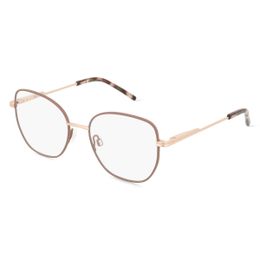 DKNY DK1034 Brille Unisex | Fassung: Vollrand, Butterfly, Taupe Rosegold