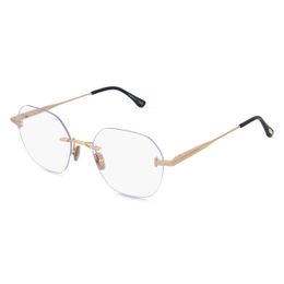 Tom Ford FT6126-B Brille Herren | Fassung: Randlos, Geometrisch, Rosegold Gl&auml;nzend