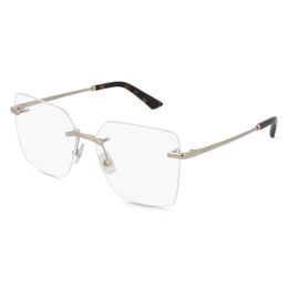 Jimmy Choo JC2020B Brille Damen | Fassung: Randlos, Quadratisch, Gold Hell