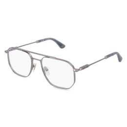 Police VPLG82 Brille Herren | Fassung: Vollrand, Geometrisch, Silber