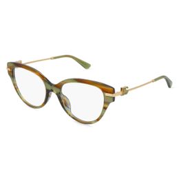Dolce & Gabbana Dolce&Gabbana DG3438 Brille Damen | Fassung: Vollrand, Butterfly, Gr&uuml;n Gestreift