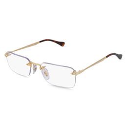 Persol PO1030V LUC Brille Unisex | Fassung: Randlos, Eckig, Gold