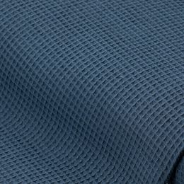 buttinette Waffelpiqu&eacute;, jeansblau