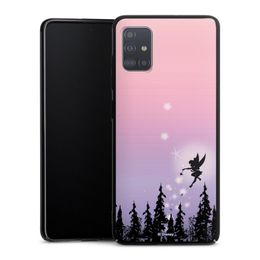 DeinDesign Galaxy A51 Handy Hard Case Schutzh&uuml;lle schwarz Smartphone Backcover Tinkerbells Official Licensed Product Disney Hard Case