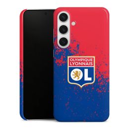 DeinDesign Galaxy S24+ Handy Premium Case Smartphone Handyh&uuml;lle Schutzh&uuml;lle gl&auml;nzend Ol Olympique Lyonnais Official Licensed Product Premium Case